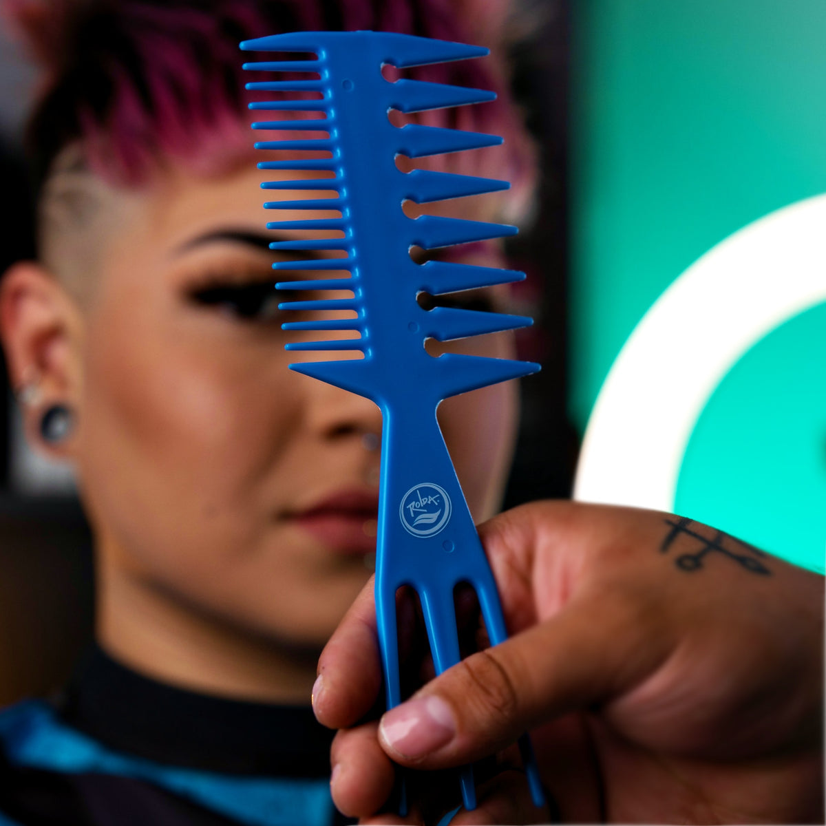 Buy the Barber Hair Multi-Styling Pick Fish Comb – Rolda Cosmetics ...