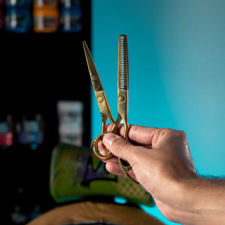 Buy the Hair Cutting Scissors Thinning Shears Rolda Cosmetics Mens Grooming Care