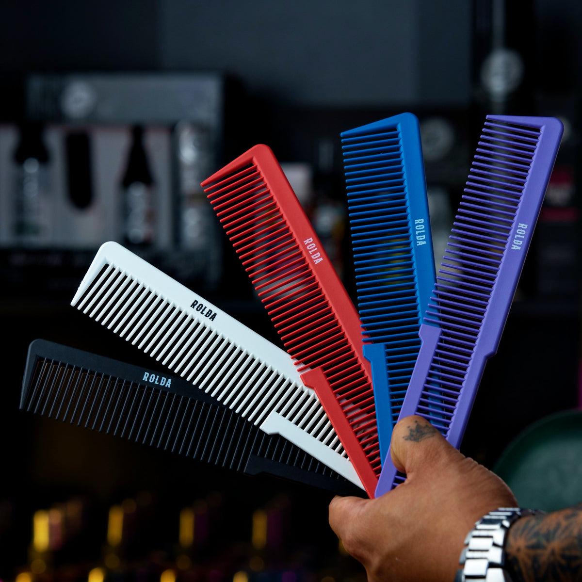 Buy the Men's Carbon-Fiber Hair Cutting Comb – Rolda Cosmetics - Mens ...